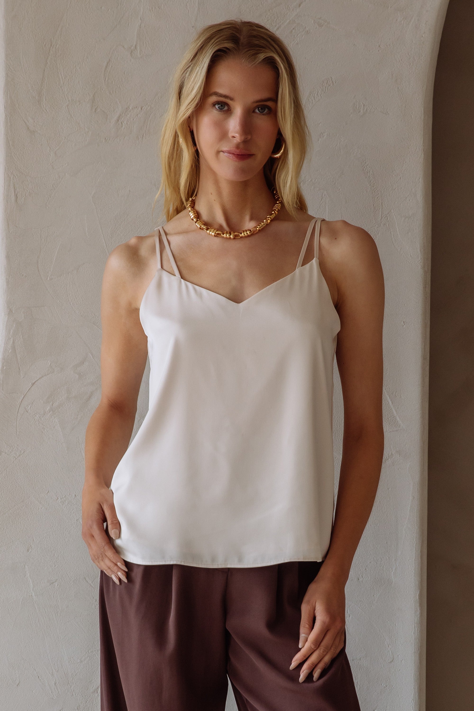 Shell Double Strap Recycled Cami – Petes Mercantile